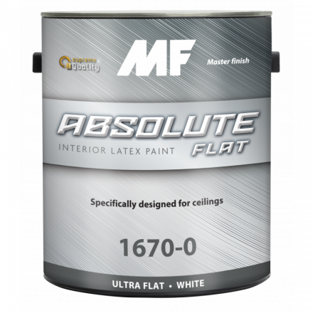 MF Paints Absolute Flat 1670 Акриловая латексная краска для стен и потолков